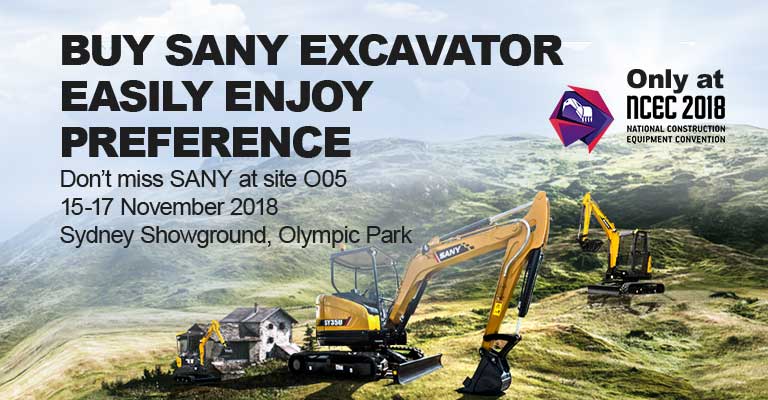 Buy SANY Excavator Easily Enjoy Preference